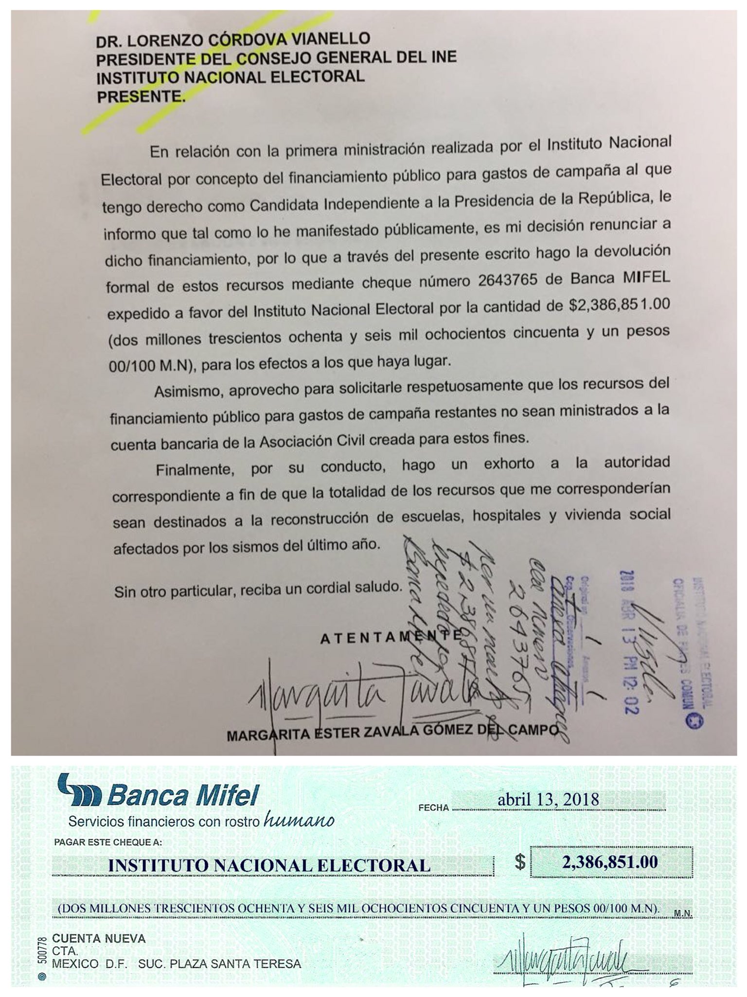 Fernanda Caso on Twitter: "Tal como lo prometió, hoy @Mzavalagc ...
