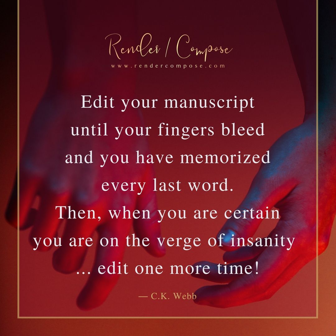 Render Compose On Twitter Amwriting Amediting Ckwebb 