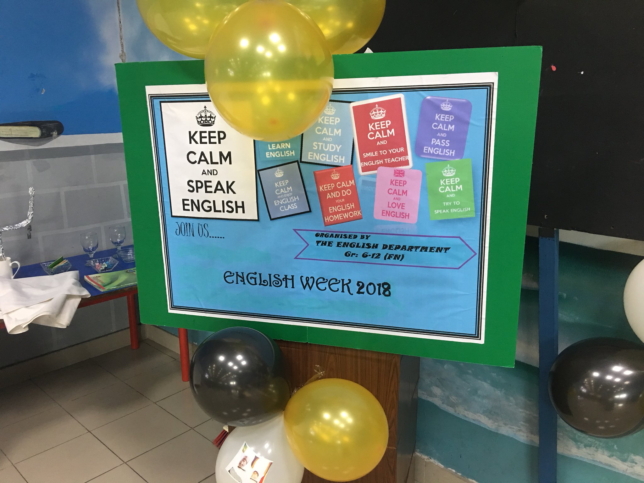 Keep Calm And Love English Class