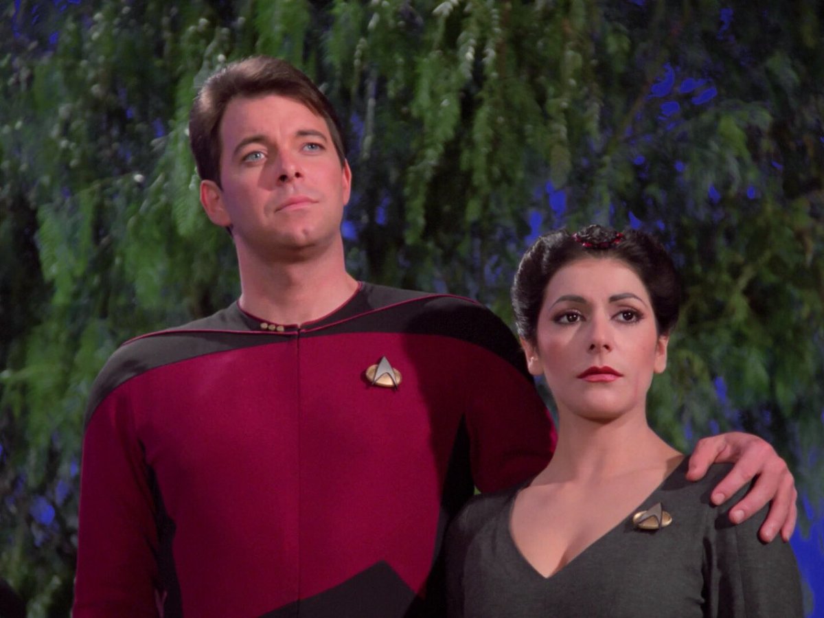 Commander Riker And Deanna Troi
