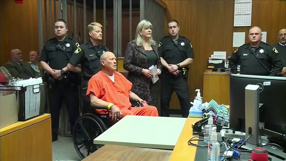 Alleged GoldenStateKiller Joseph DeAngelo appears in Sacramento County ...