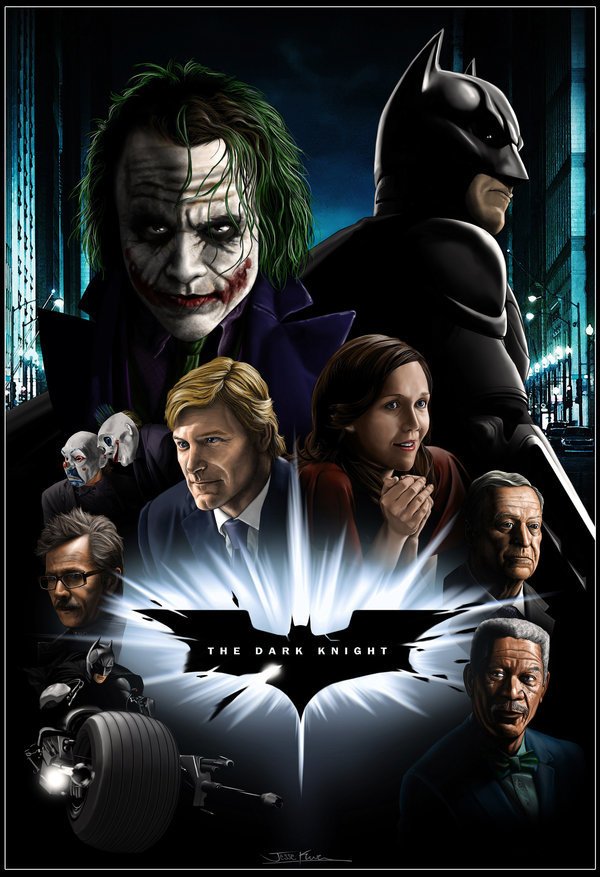 The Dark Knight Fan Poster