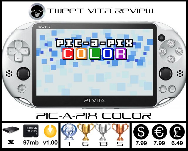 Pic-a-Pix Color Review – TweetVitaReview Archives
