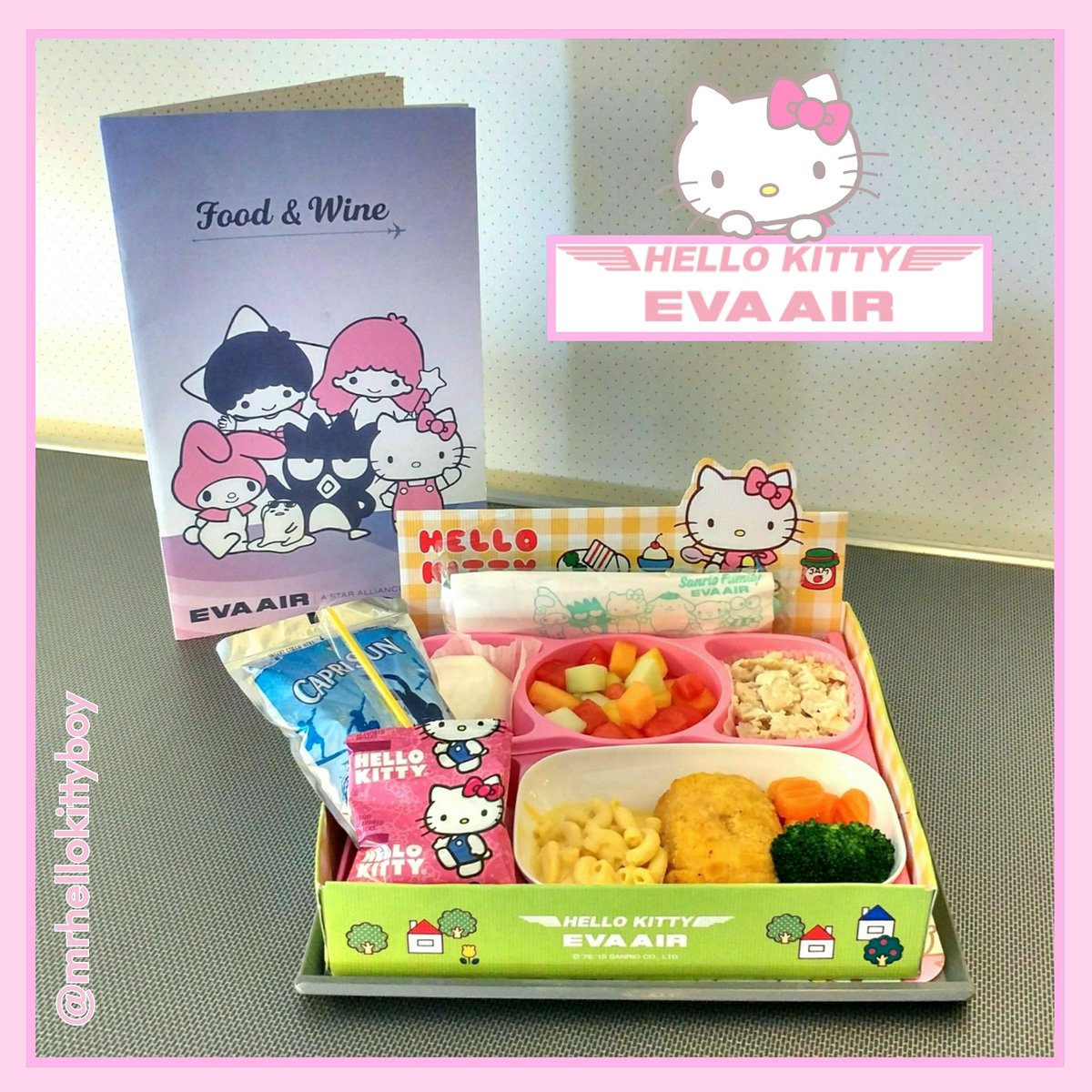 Eva Air Hello Kitty Food