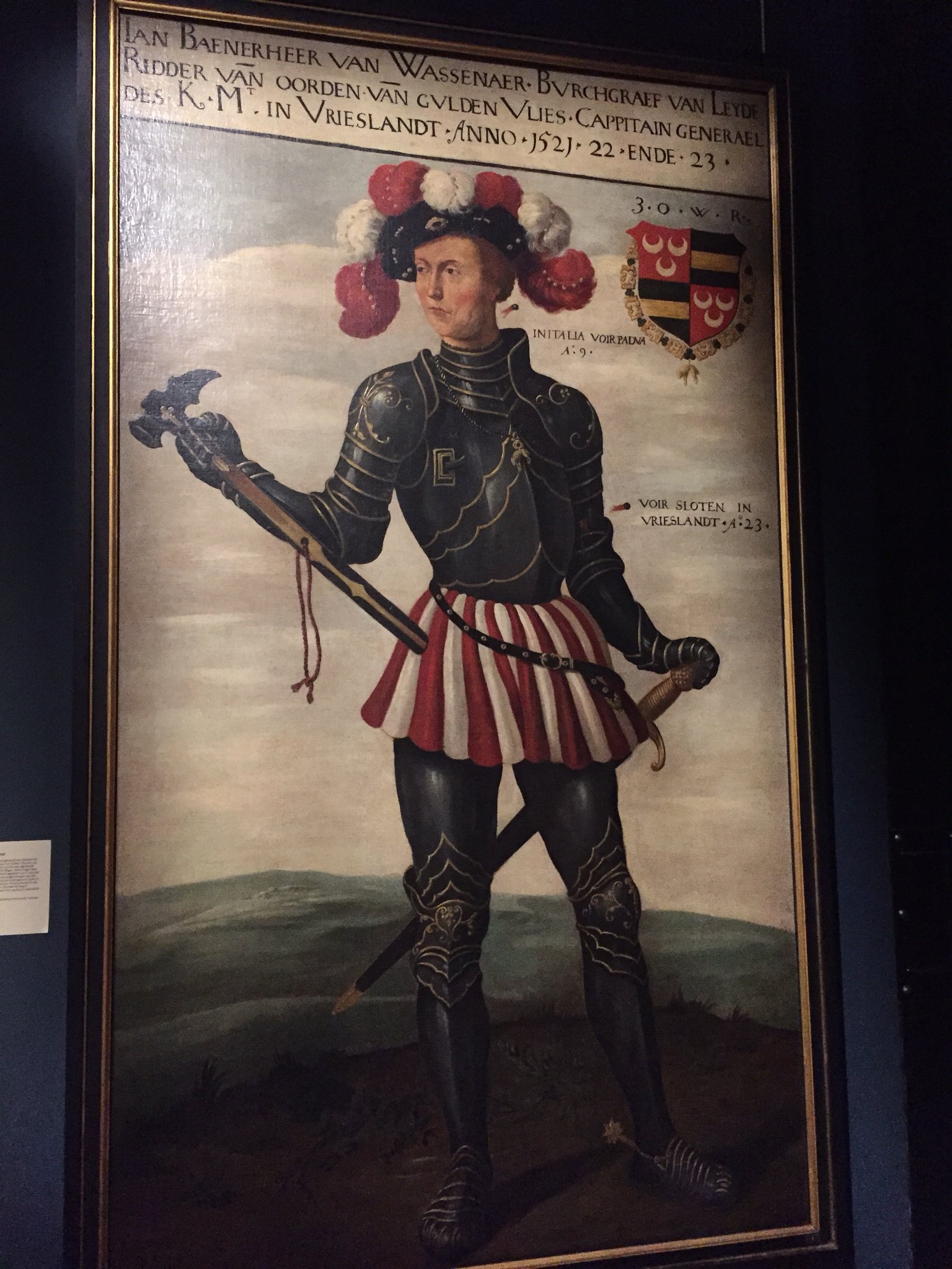 Supersneuperzeesluis on Twitter: "Jan van Wassenaer, ridder van het Gulden Vlies op schilderij ...