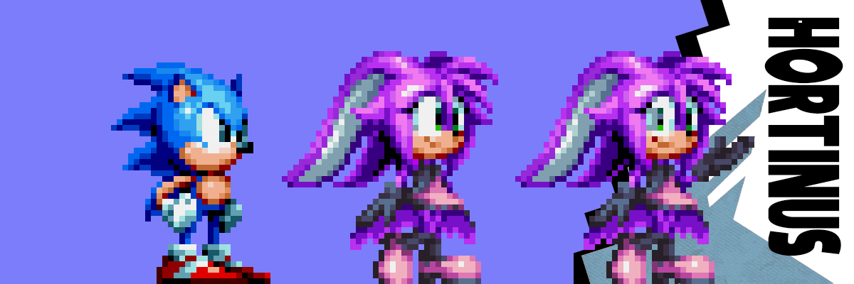 Female Sonic Sprites By Amy Rose Amy Rose Sonic Battle Sprites