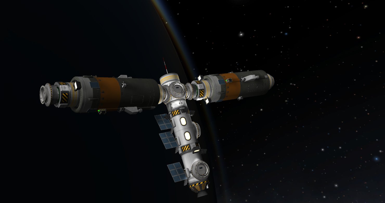 Kerbal Build Space Station