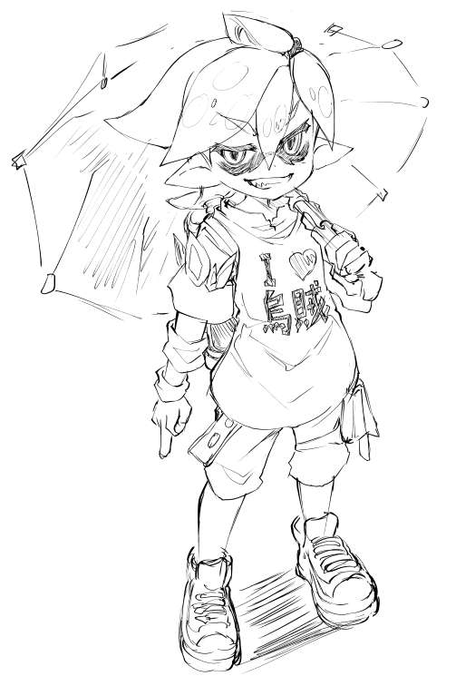 Yuu Kamiya drew Splatoon Shiro, Sora and Steph! by NoGameNoLifeFans on ...