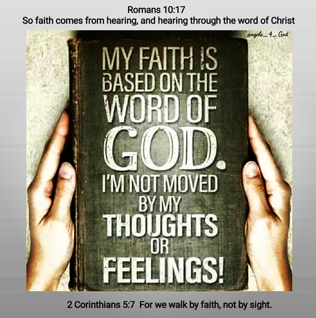 Faith Comes By Hearing And Hearing The Word