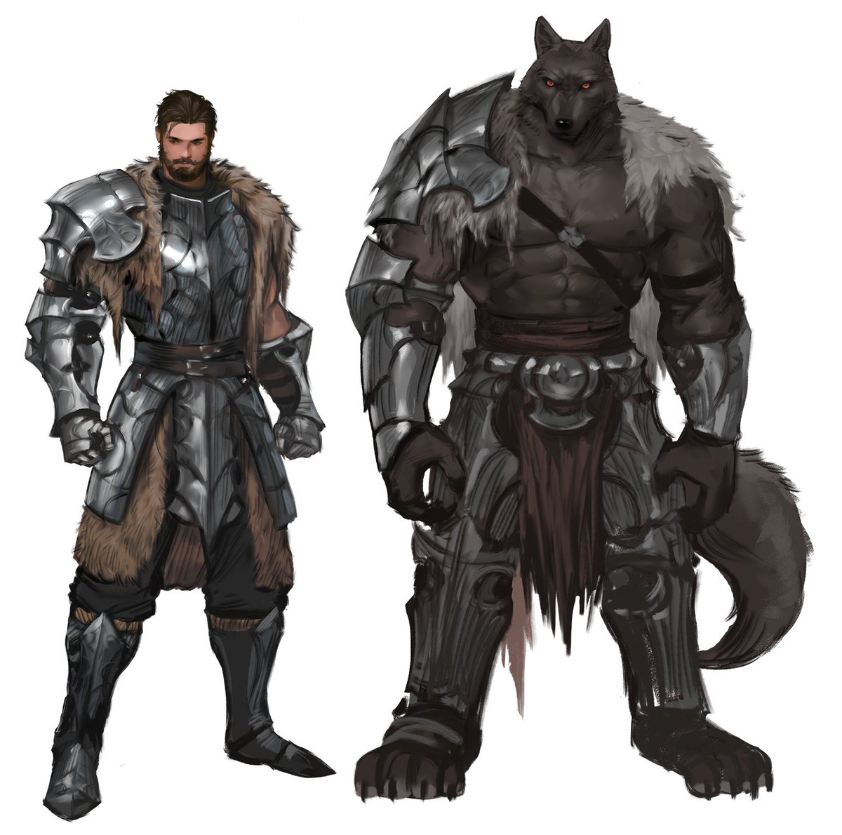 Pin by Clervy on d&d | Werewolf art, Concept art characters, Fantasy ...