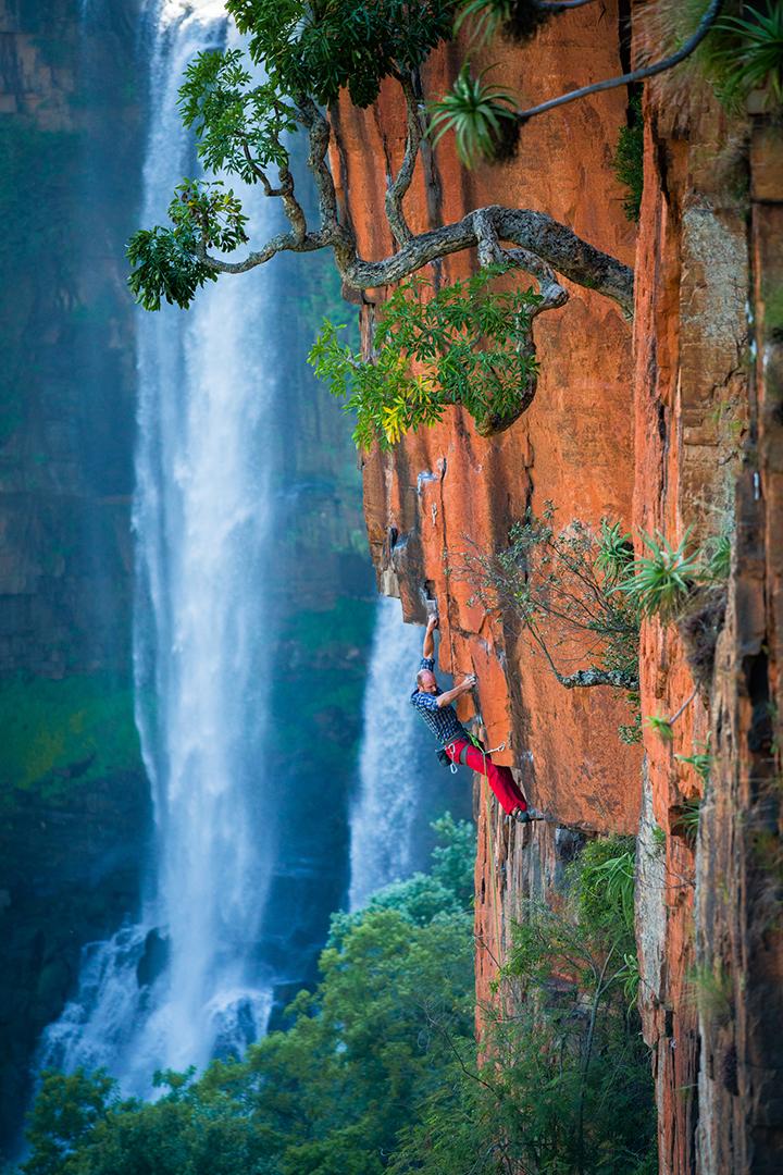 Waterfalls and wonder walls. "As The World Disappears" (5.12b) at ...