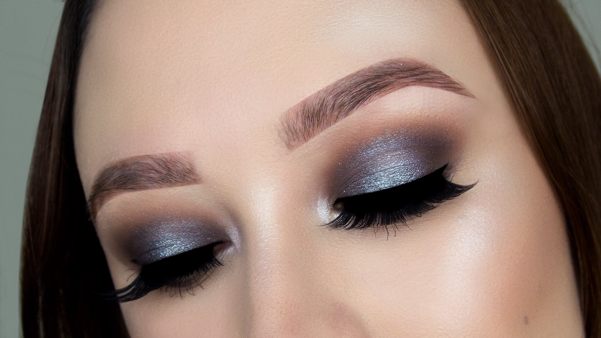 Silver Smokey Eye Prom