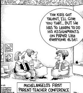 Parent Teacher Conference Comic