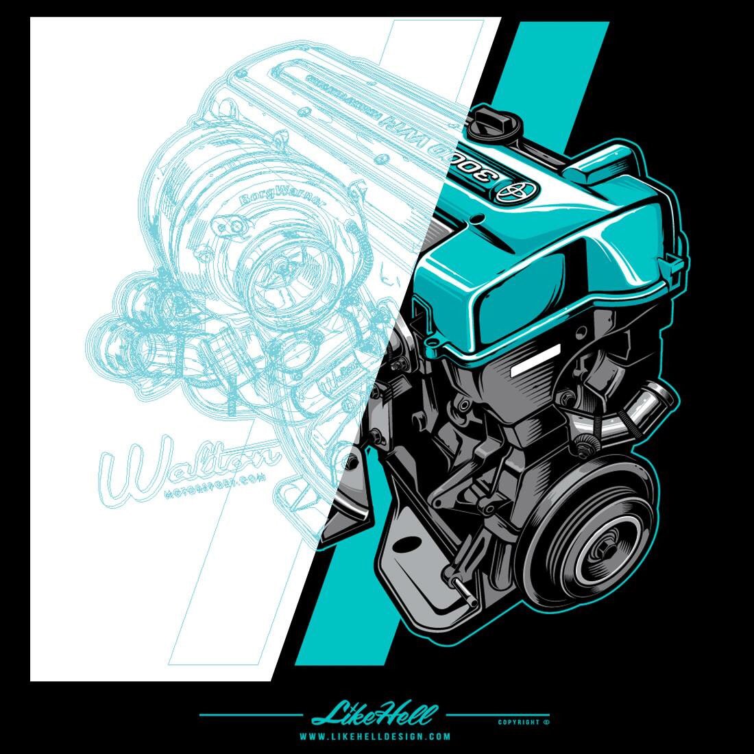 2Jz GTE Engine, Toyota Supra 2JZ Engine Bay 3000 TWS, 52% OFF