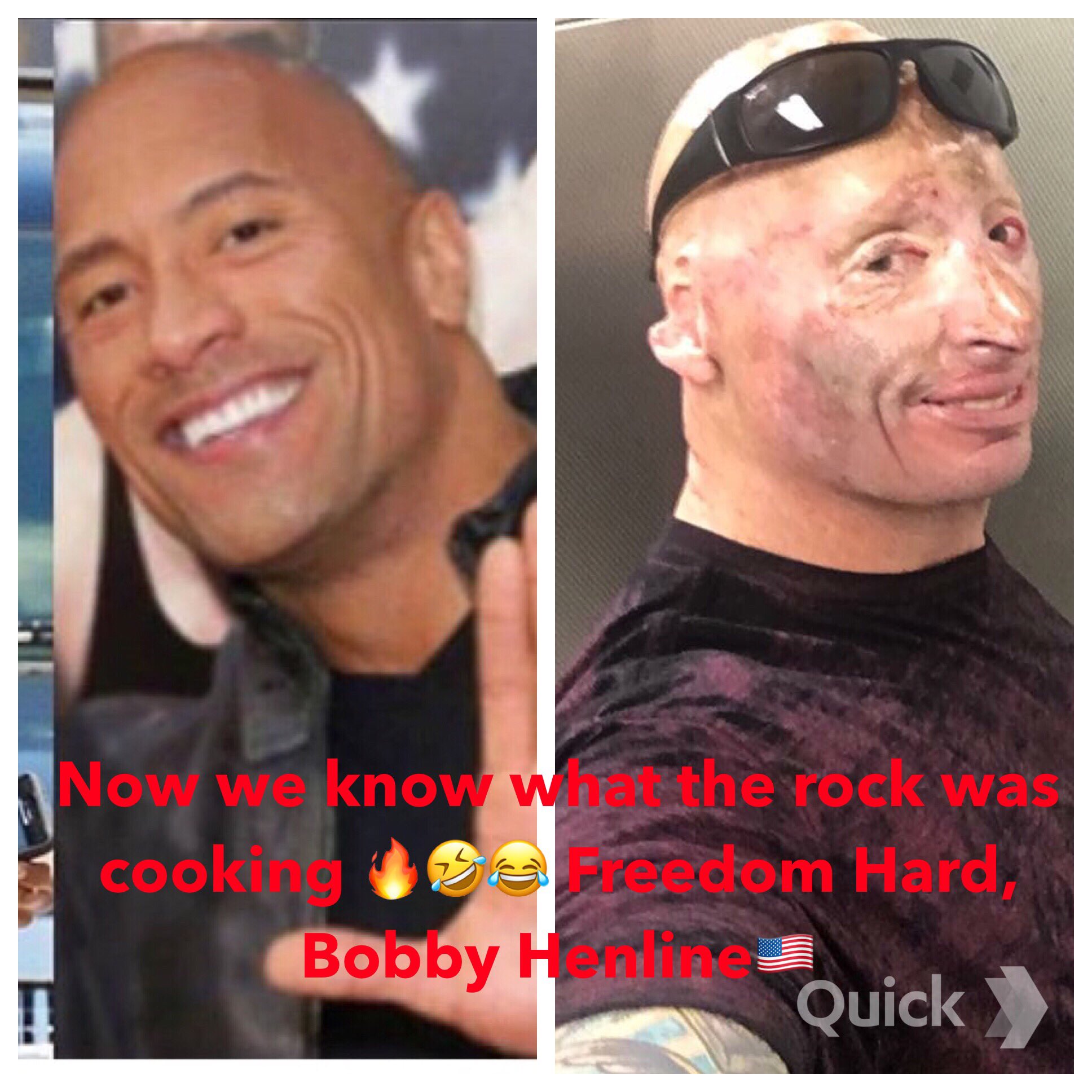 The Rock Meme Cooking