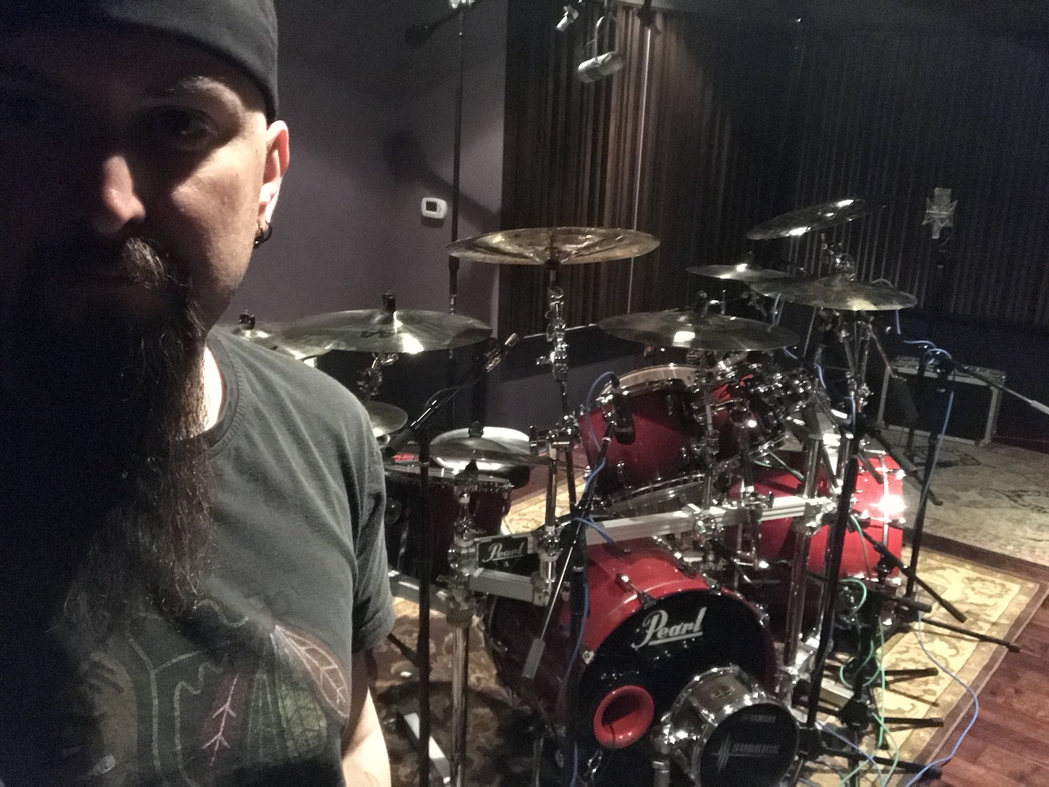 Mike Wengren Drum Setup