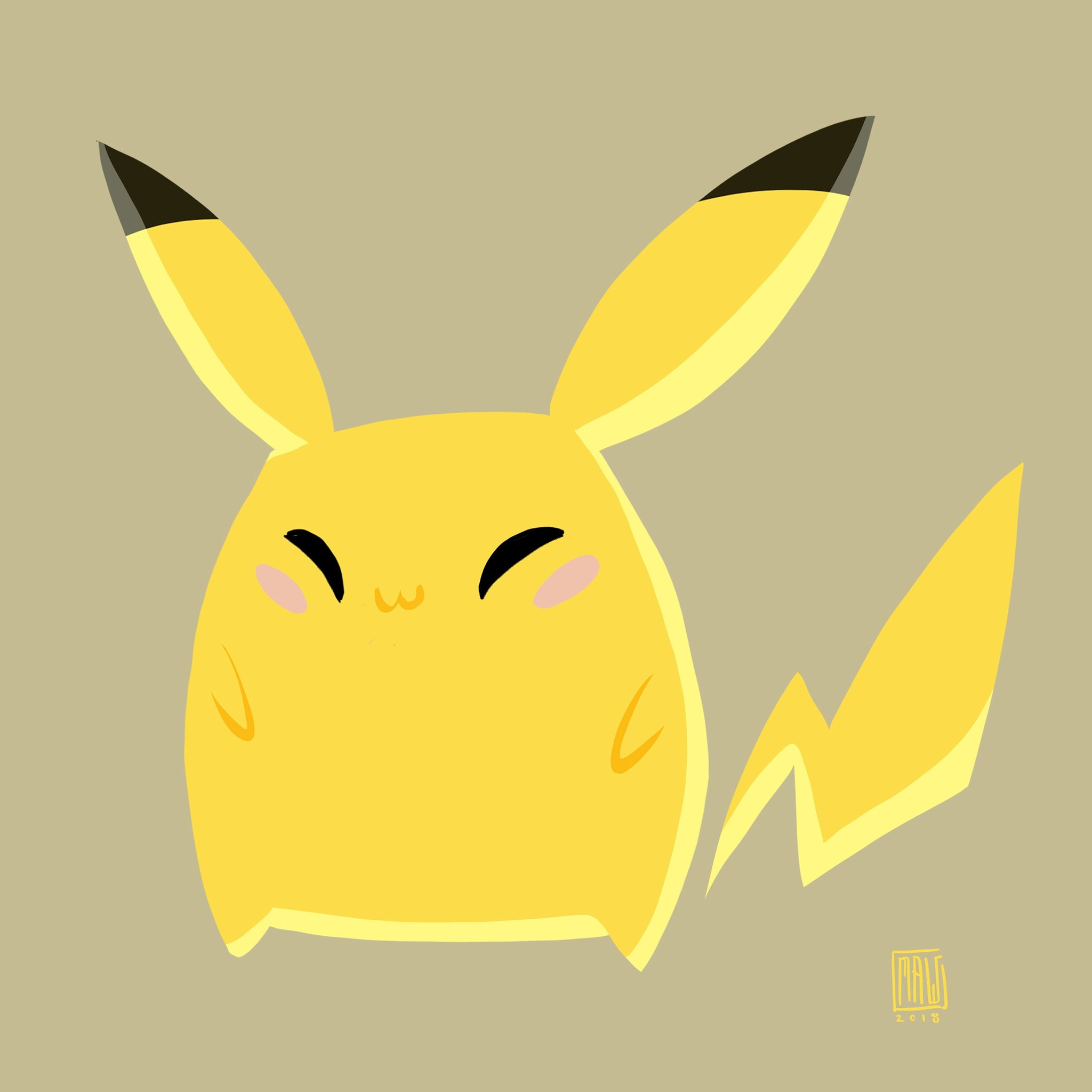 Chibi Pikachu Background