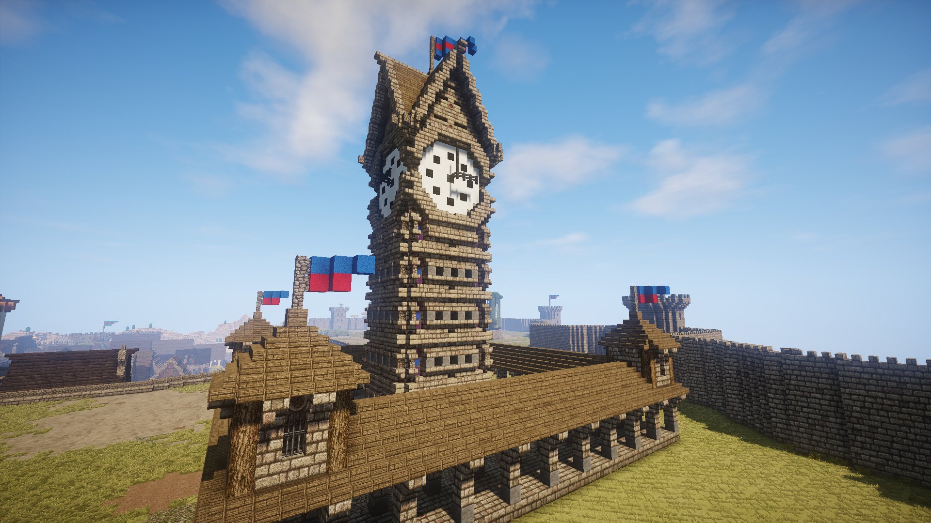 Medieval Clock Tower Minecraft