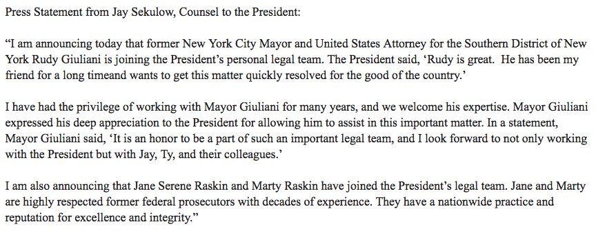 Trump adds two more attorneys - Jane Raskin / Marty Raskin | Political Talk
