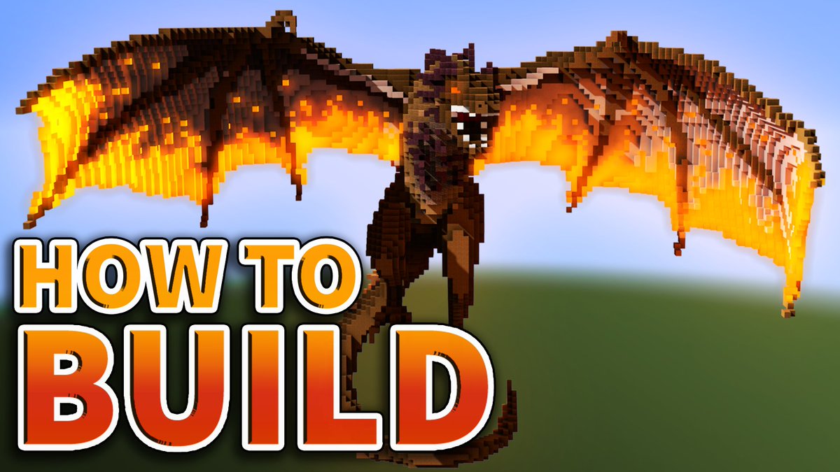 Minecraft Built Dragons