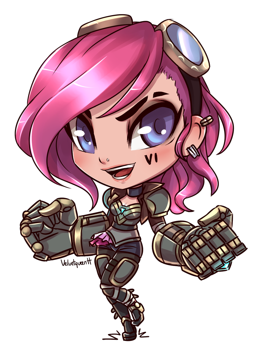 League Of Legends Caitlyn Chibi