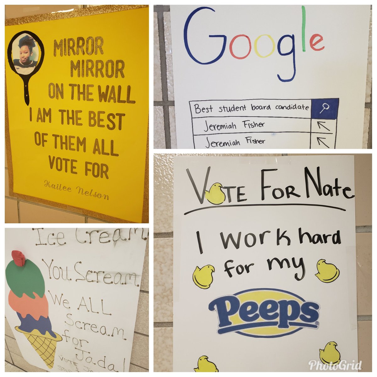 Student Election Poster