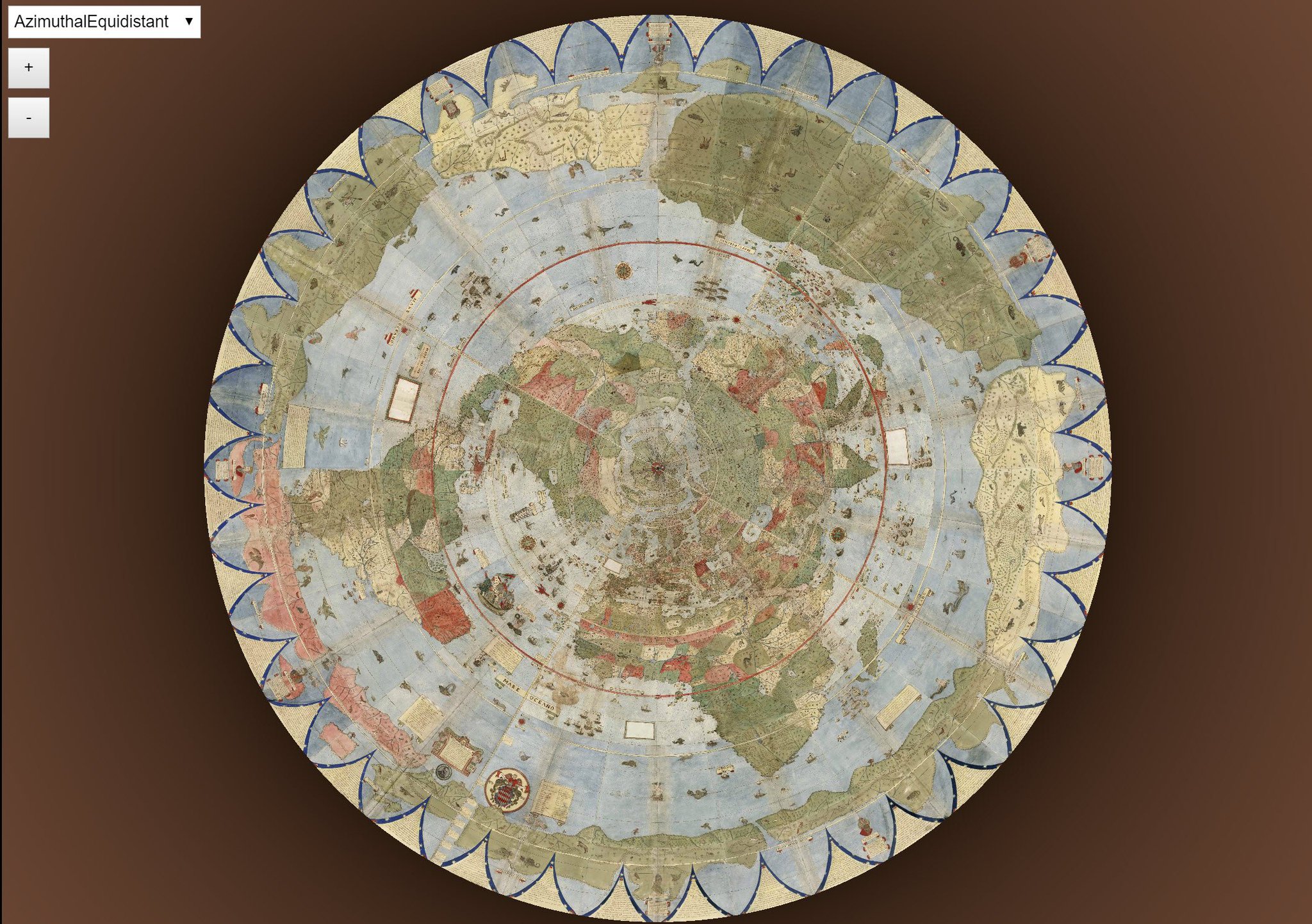 Composite Map Of) Tavola (Map Of The World) (Rotated 180, 46% OFF