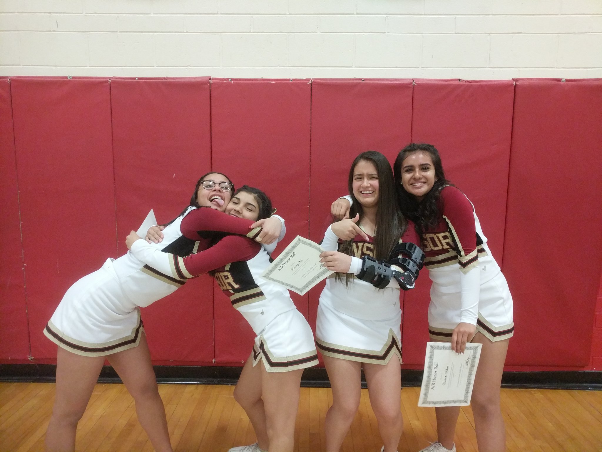 Eighth Grade Cheerleaders