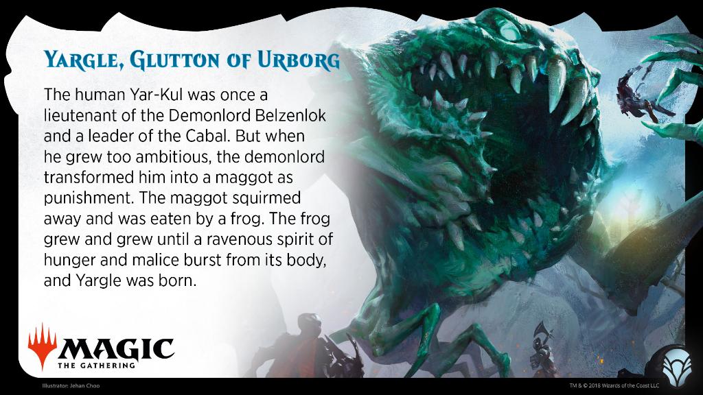 [DOM] Bio Cards for Torgaar, Slin Voda, Muldrotha, and Yargle : r/magicTCG