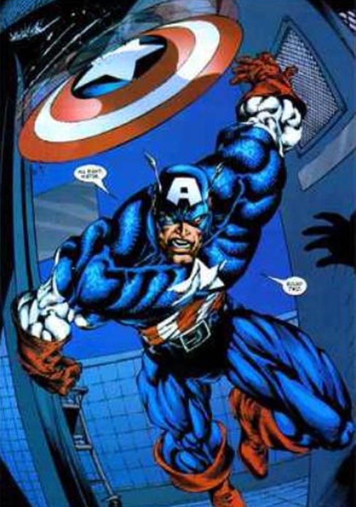 Evil Captain Comic Illustration