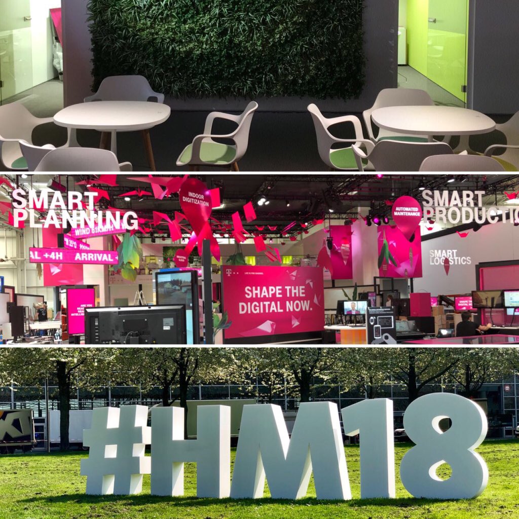T-Systems MMS on Twitter: "SHAPE THE DIGITAL NOW! Kleine Preview von der @hannover_messe und dem ...