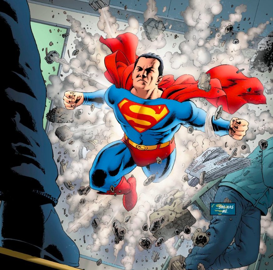 Superman Bending Steel