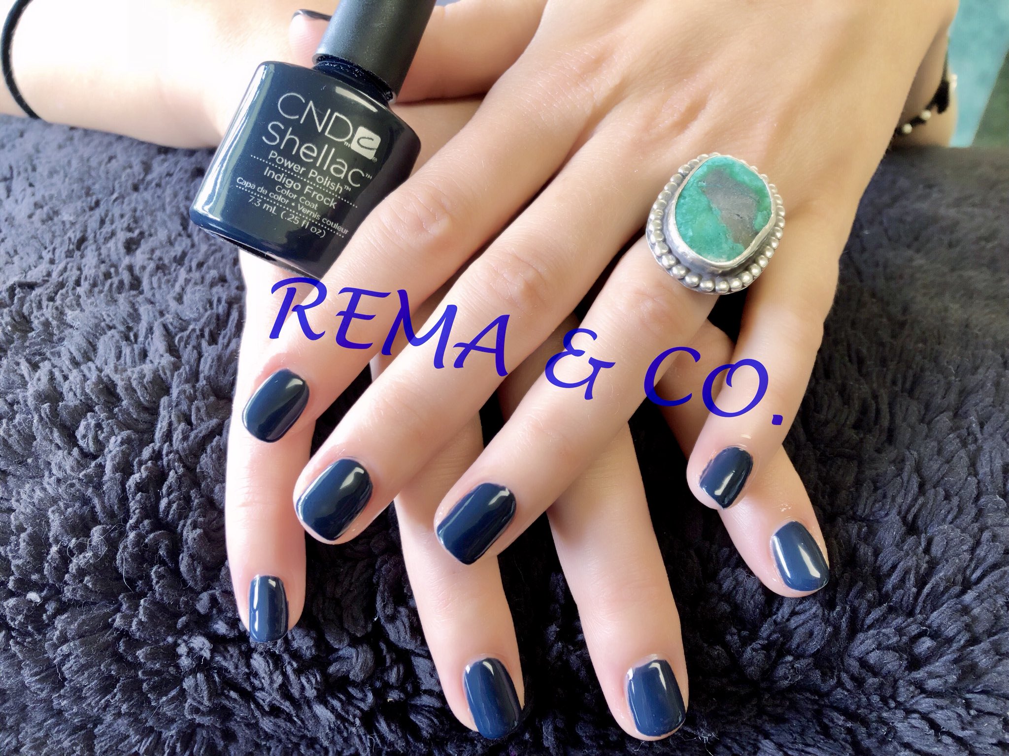 Shellac Indigo Frock