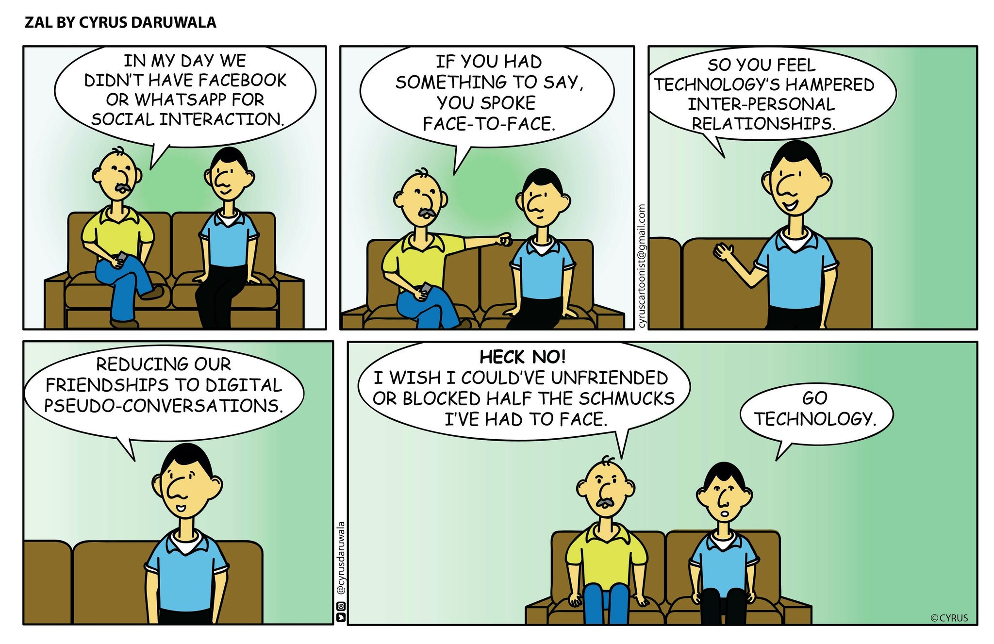 Social Interaction Comic Strip Social Interaction Cartoons And Comics