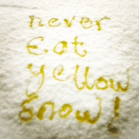 Dont Eat Yellow Snow