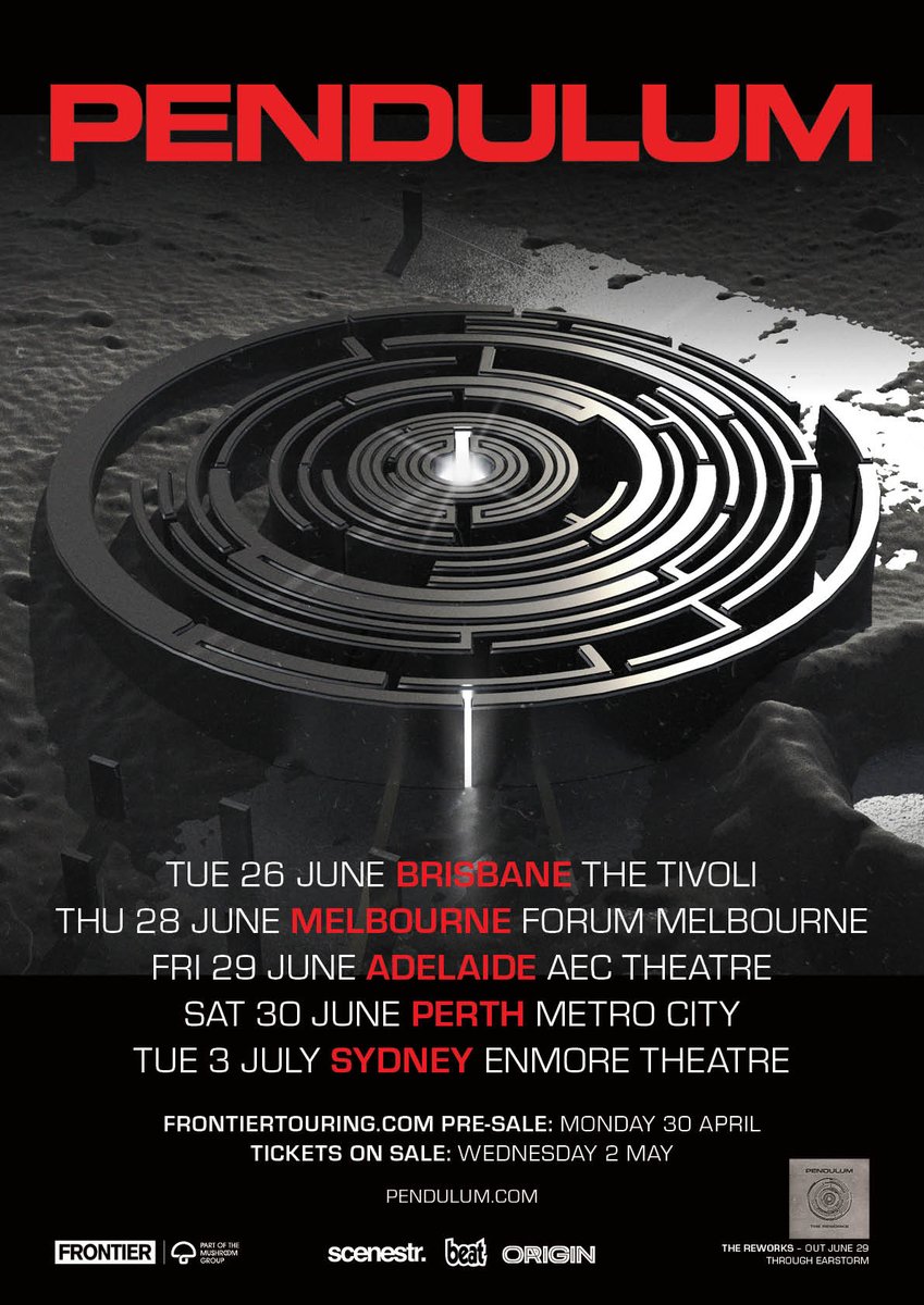 70 best Twitter @pendulum images on Pholder | An update about tonight’s ...