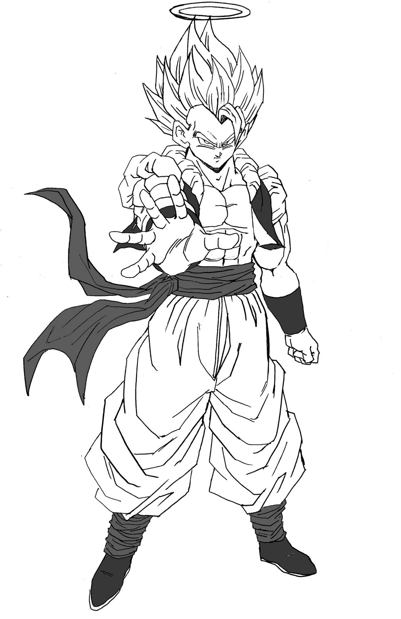 Gogeta Coloring Pages
