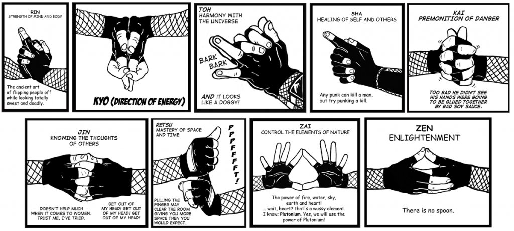Ninjutsu Hand Signs