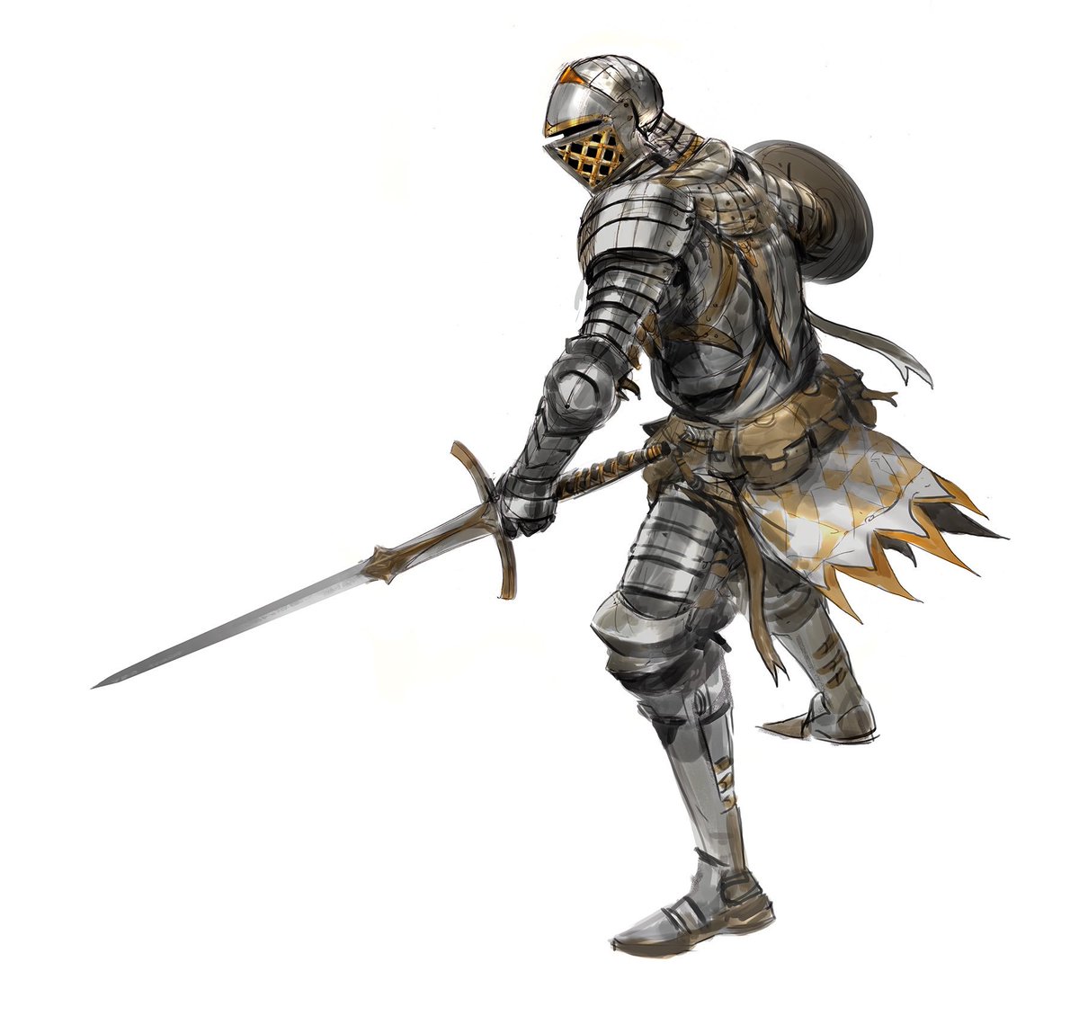 Knight Sketches And Illustrations By Kekai Kotaki