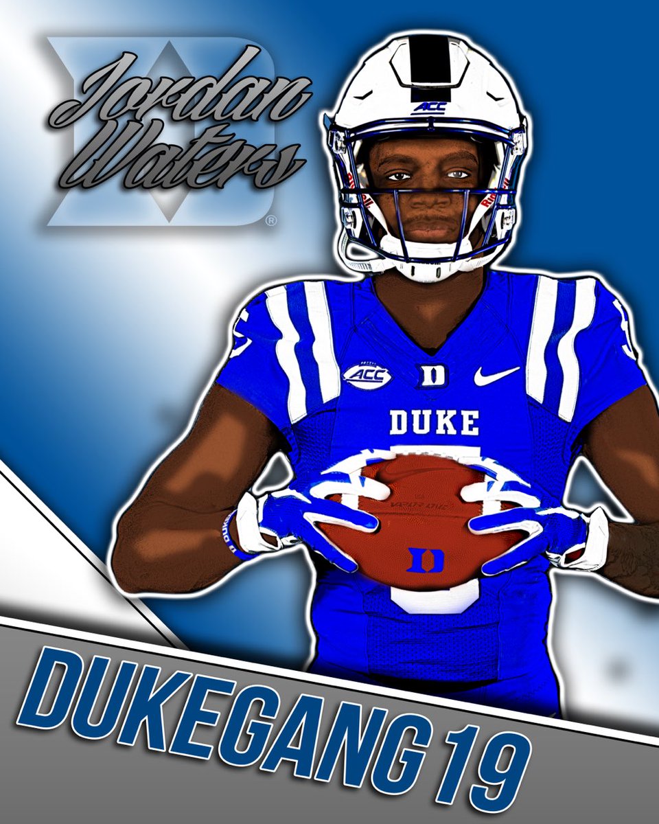 2019 3* WR Jordan Waters commits to Duke University : r/CFB