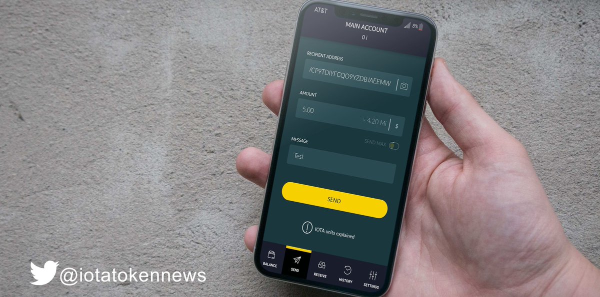 IOTA News on Twitter: "#IOTA #Trinity #Wallet Update: New - Prevent text from being available to ...