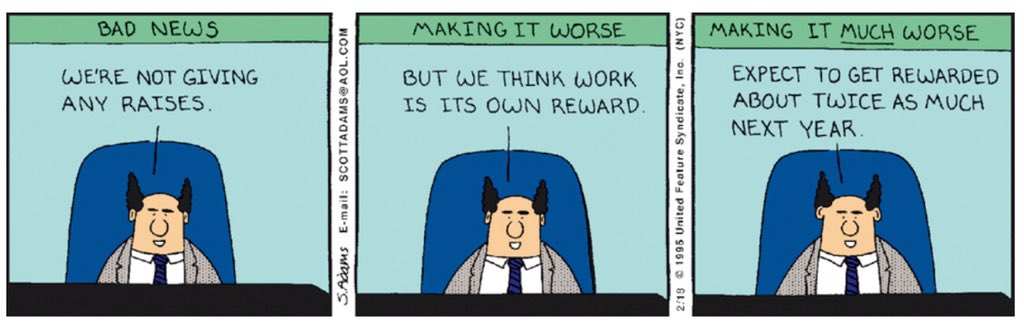 Rewarding work — Dilbert classic | Robert Went | Scoopnest