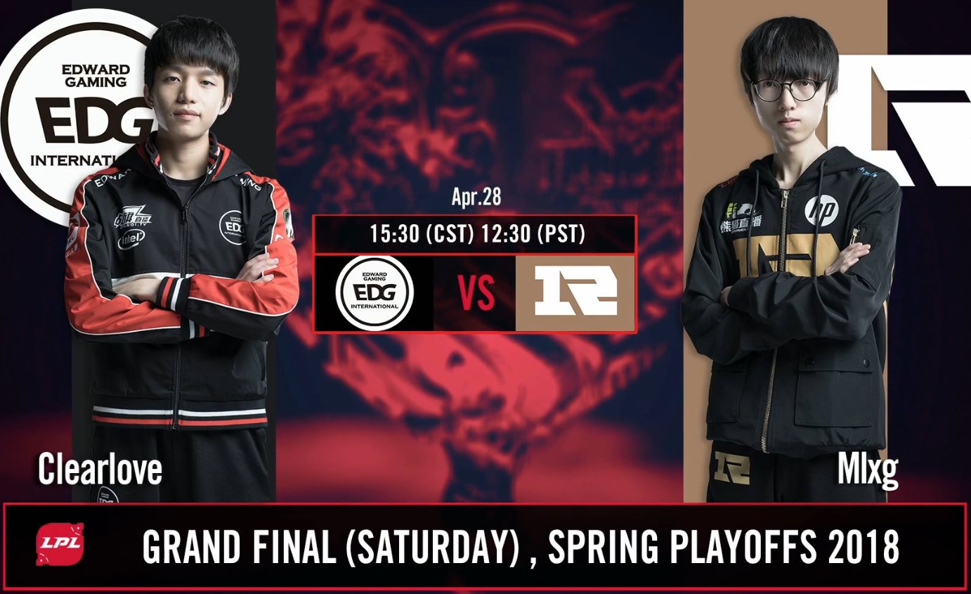 LPL on Twitter: "Next up we have #LPL spring grand final on Saturday EDG vs RNG Don't miss out!…