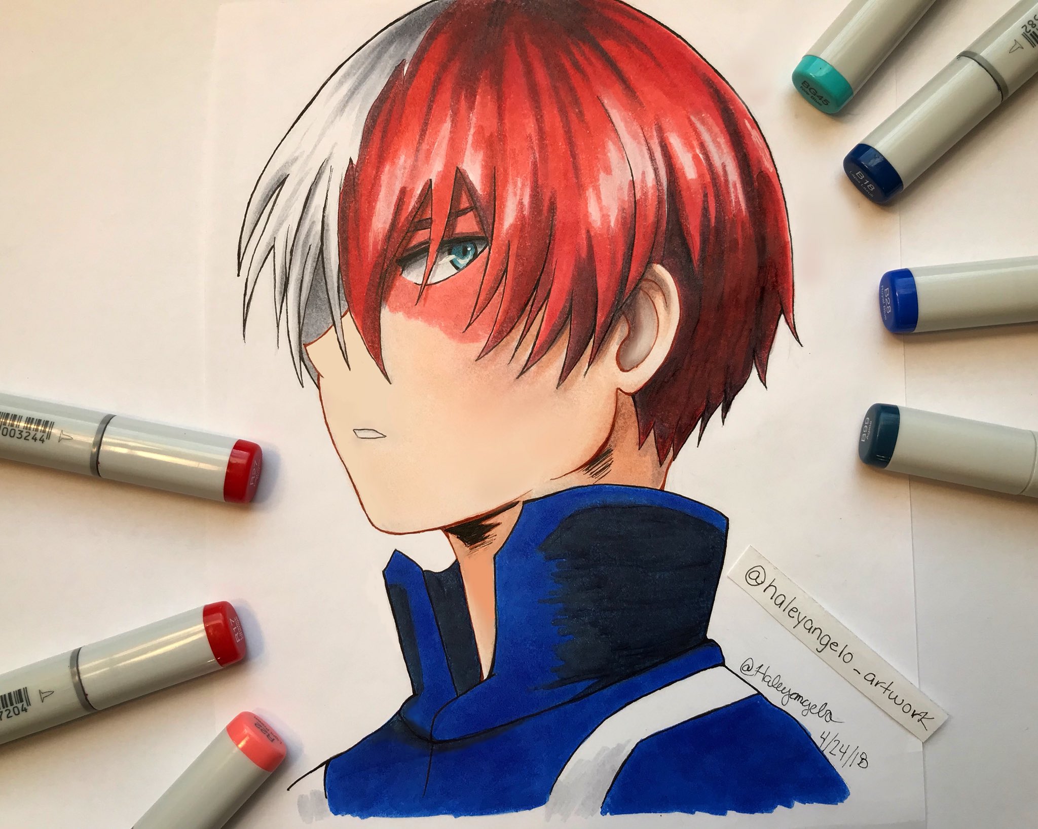 Copic Anime Hair