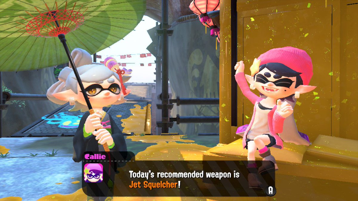 Callie recommends weapons for you!