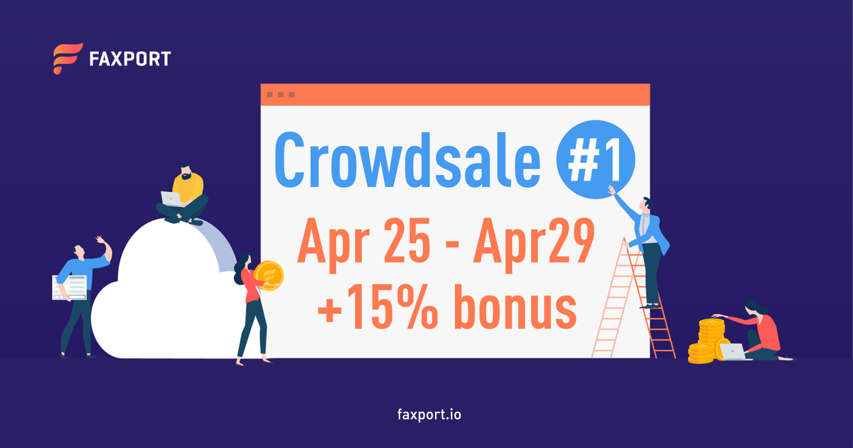 FAXPORT_EN on Twitter: "It is the day! Crowdsale#1 is live. We are so sorry that you miss the ...
