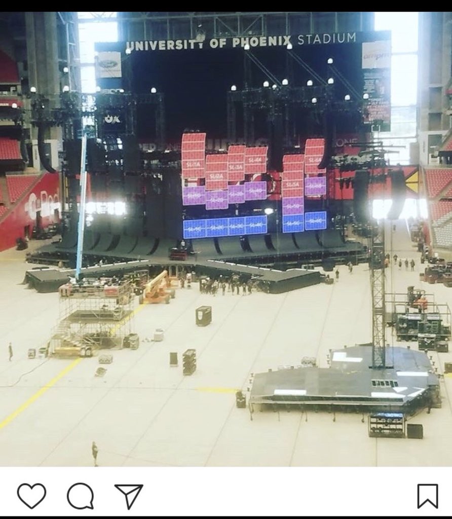 Real photo of the Reputation Tour stage surfaces - Taylor Swift - FOTP