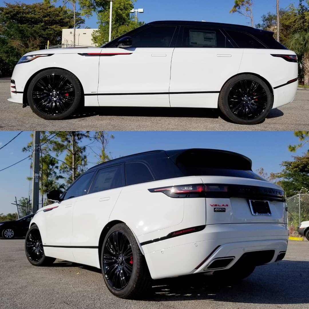 White Range Rover Blacked Out Windows