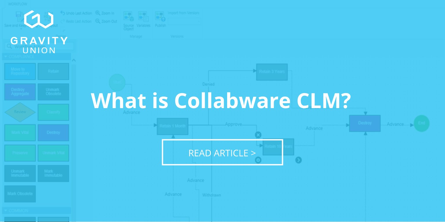 Gravity Union on Twitter: "What is Collabware CLM? What are the benefits of using @Collabware ...