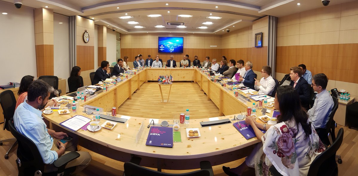 Indian Conference Room With People